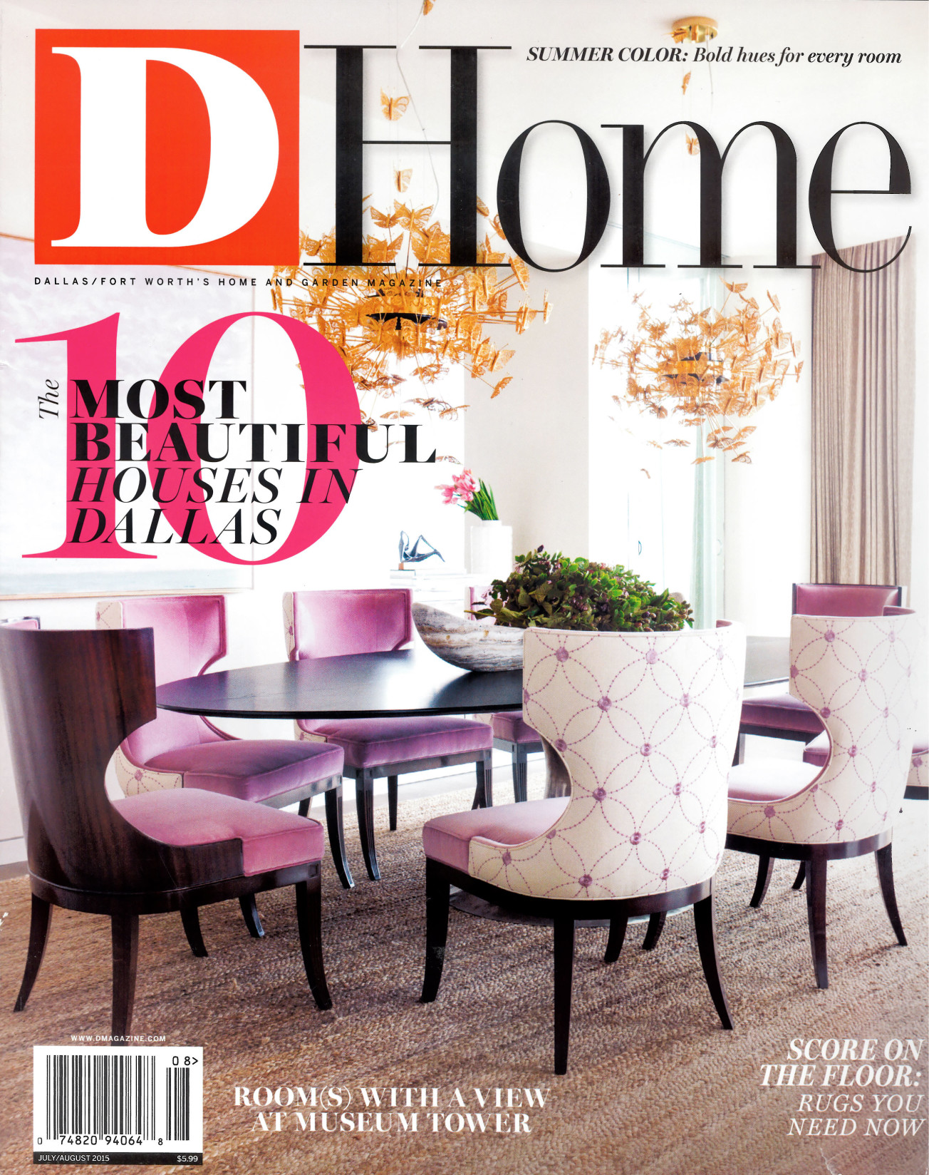 D Home Magazine article Cover - Jan de Luz Linens - Jan de Luz Linens
